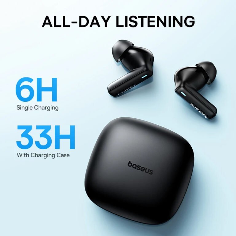 Wireless Earphones with Big Bass: Baseus Bowie E19 True