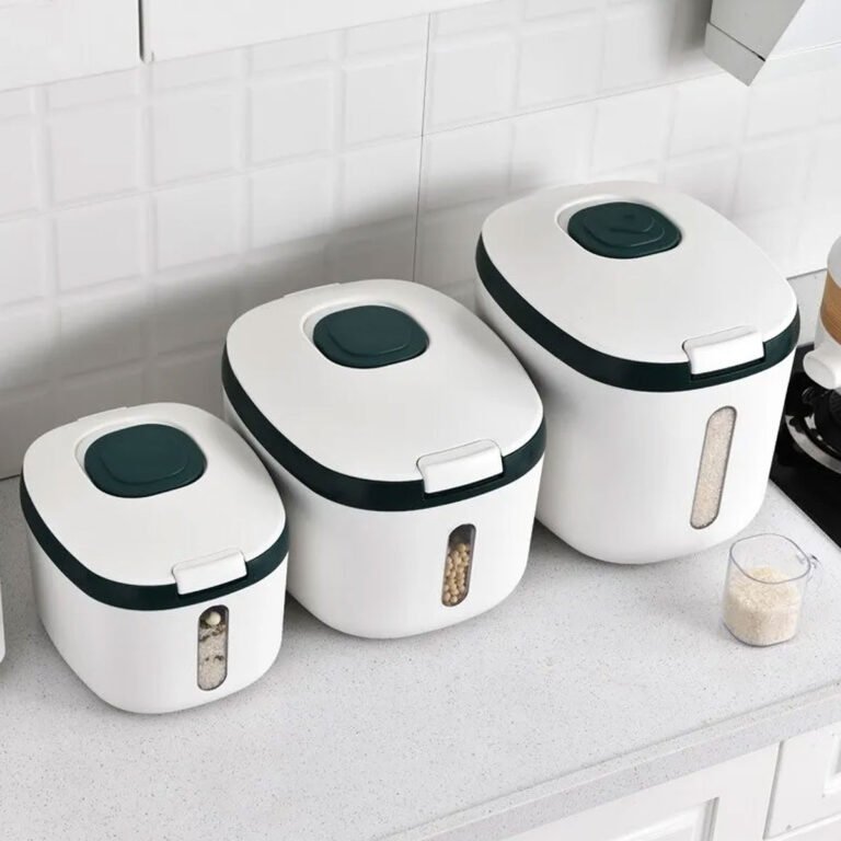 Moisture-Proof Grain Jar - Keep Grains Fresh, Set of 3