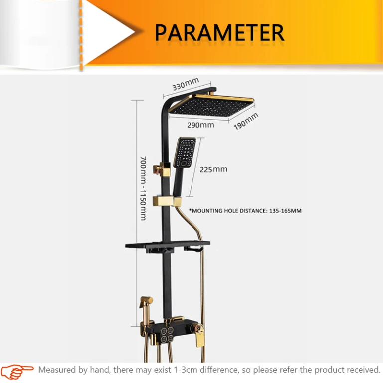 Smart Shower System with SPA Rainfall Function