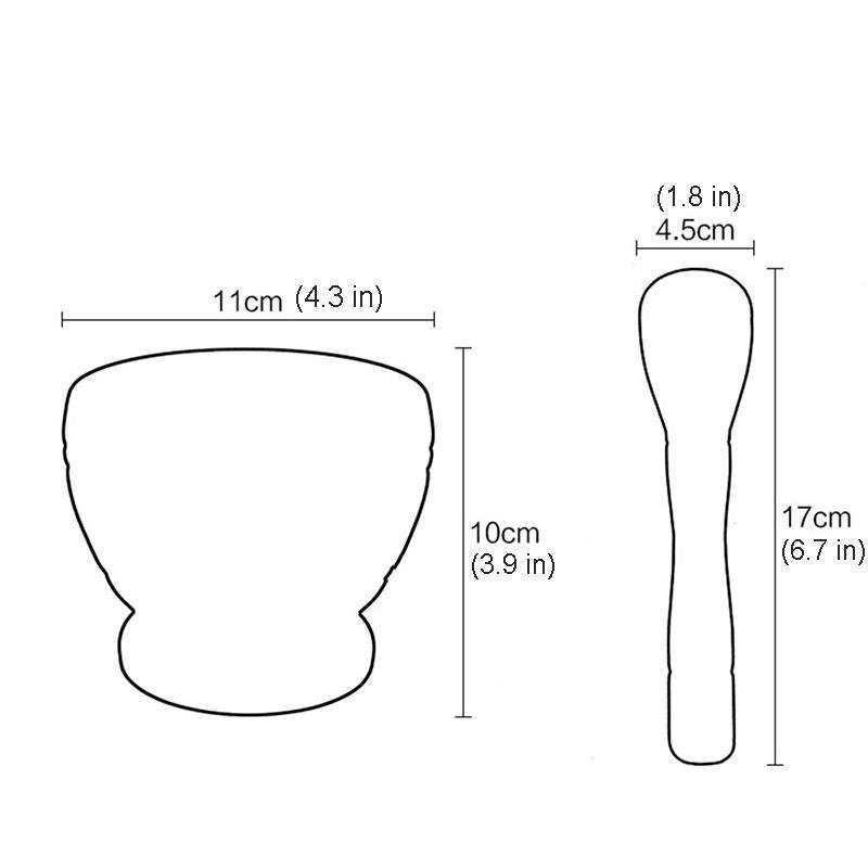 Mortar and pestle strong plastic Enjoy superior quality...