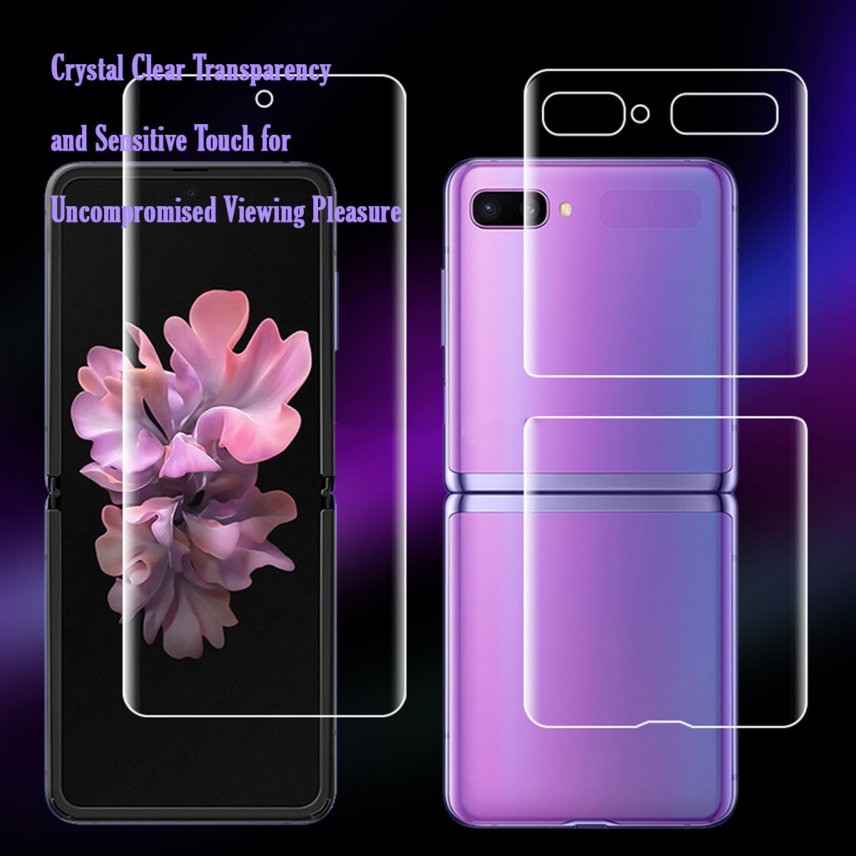 Samsung Galaxy Z Flip 3 Protector Hydrogel, Crystal Clear Clarity