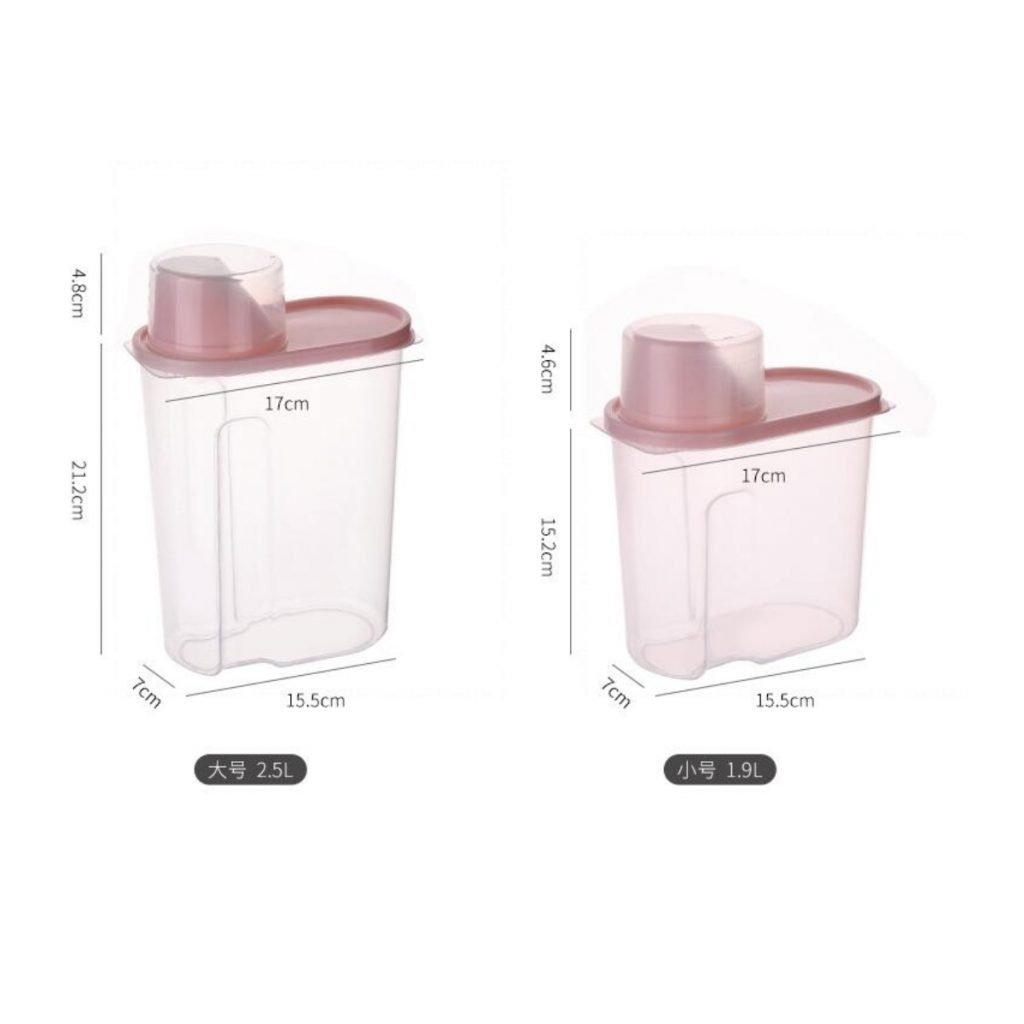 Plastic Cereal Dispenser Storage Box |Convenient Kitchen Organer