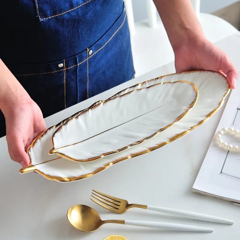 Luxury Ceramic Tray with Lid - Stylish & Versatile Storage