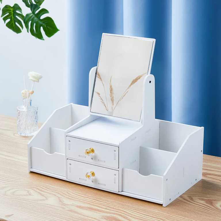 Mirror Makeup Organizer: Stylish Beauty Storage Solution