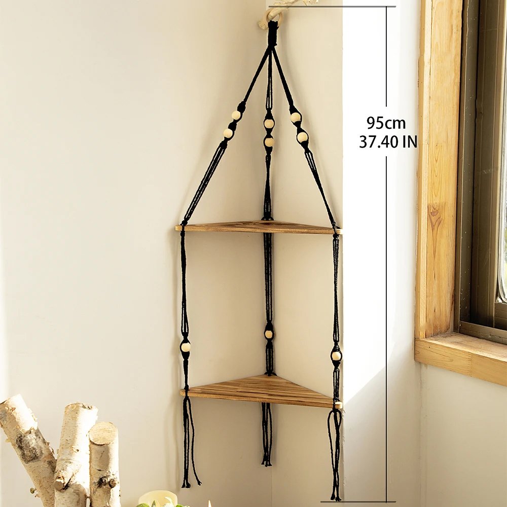 Live Edge Floating Shelf - Handcrafted Boho Elegance