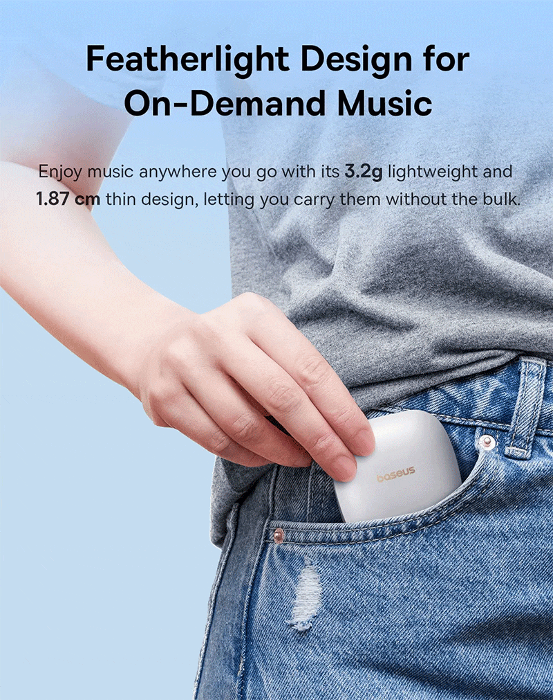 Baseus Bowie E16 Wireless Earphones | Crystal Clear Sound