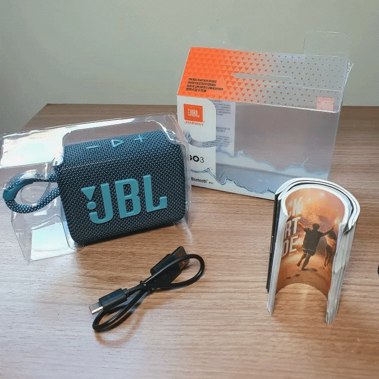 JBL GO 3 Waterproof Bluetooth Speaker - Compact and Powerful