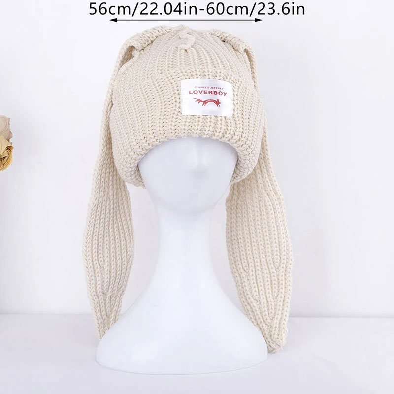 Bunny Rabbit Hat - Adorable Long Ears for Winter Warmth